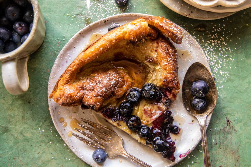 Blueberry Dutch Pancake Recipe – A Fluffy, Fruity Breakfast Delight ...